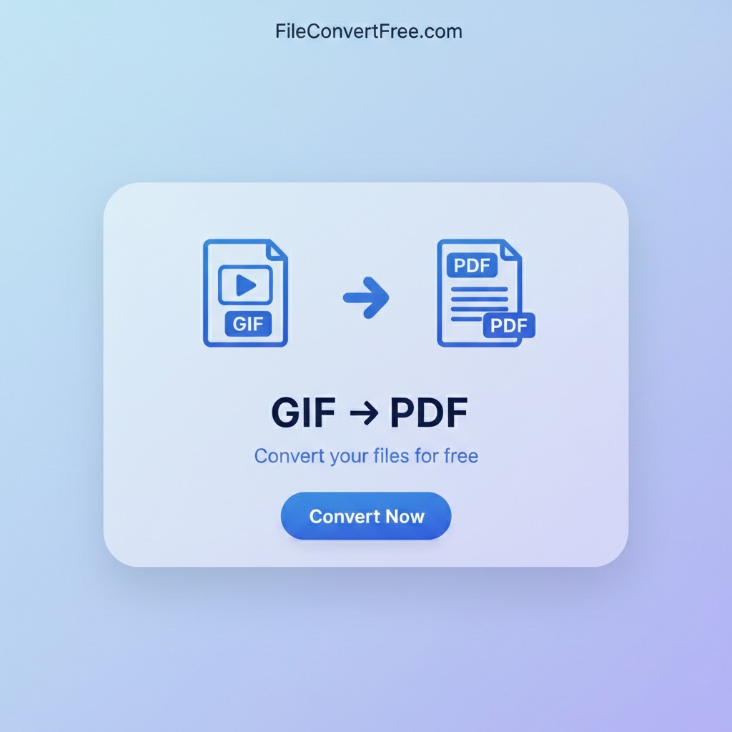 Chuyển Đổi GIF sang PDF – Miễn Phí và Chất Lượng Cao