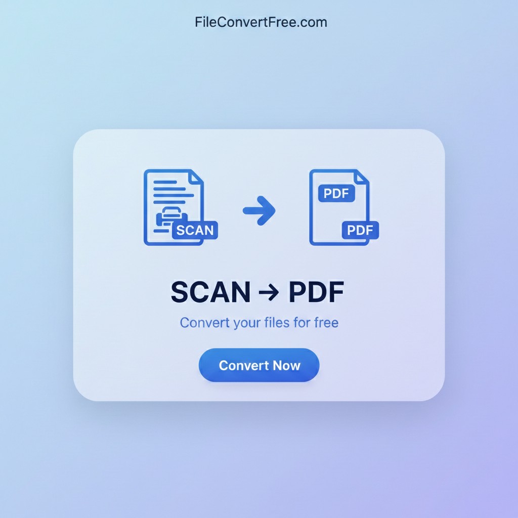 Convert Scans to PDF Free - Fast & Secure Online Tool